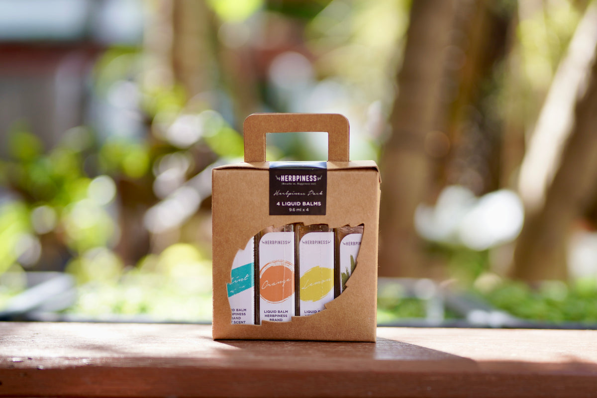 PACK SET : 4 Liquid balms – Herbpiness