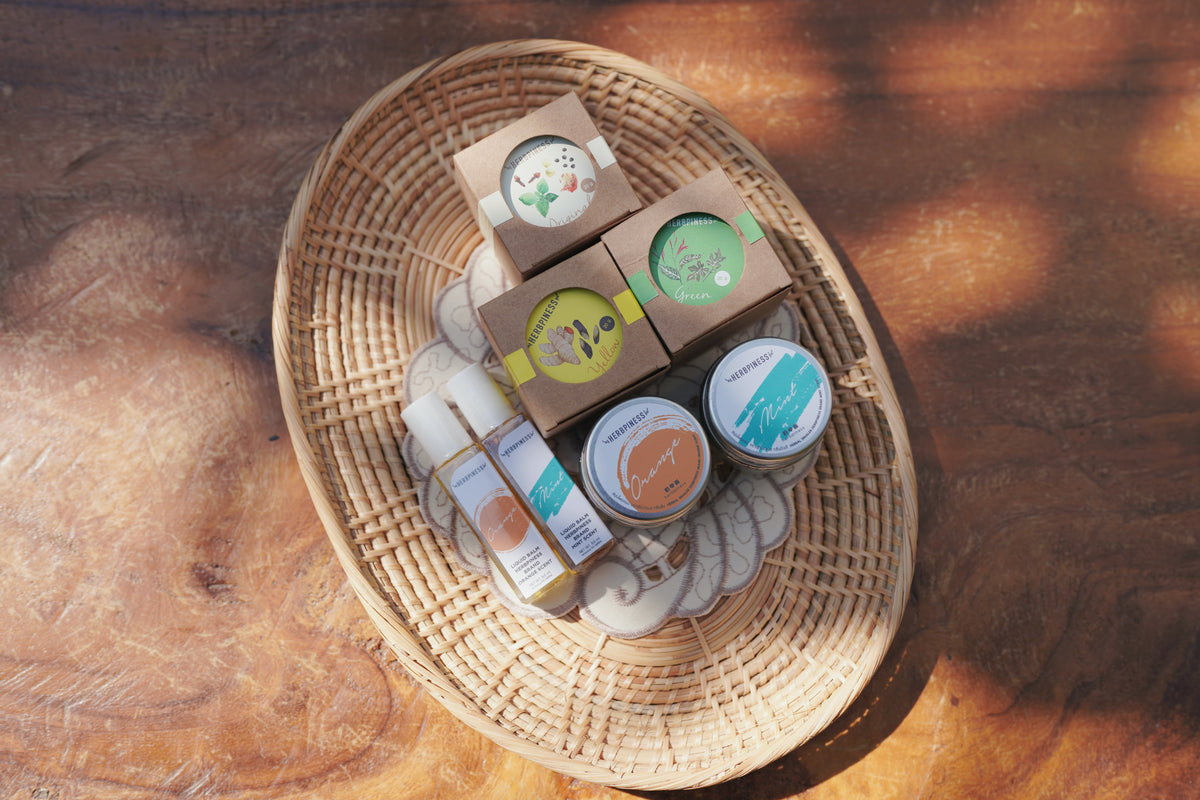 {GIFT SET} CRAFT RICE BOX : L – Herbpiness